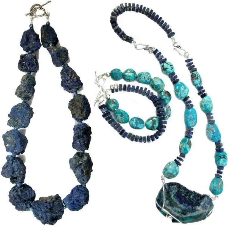 Amazing Azurite & Turquose designs – StonesNSilver.com